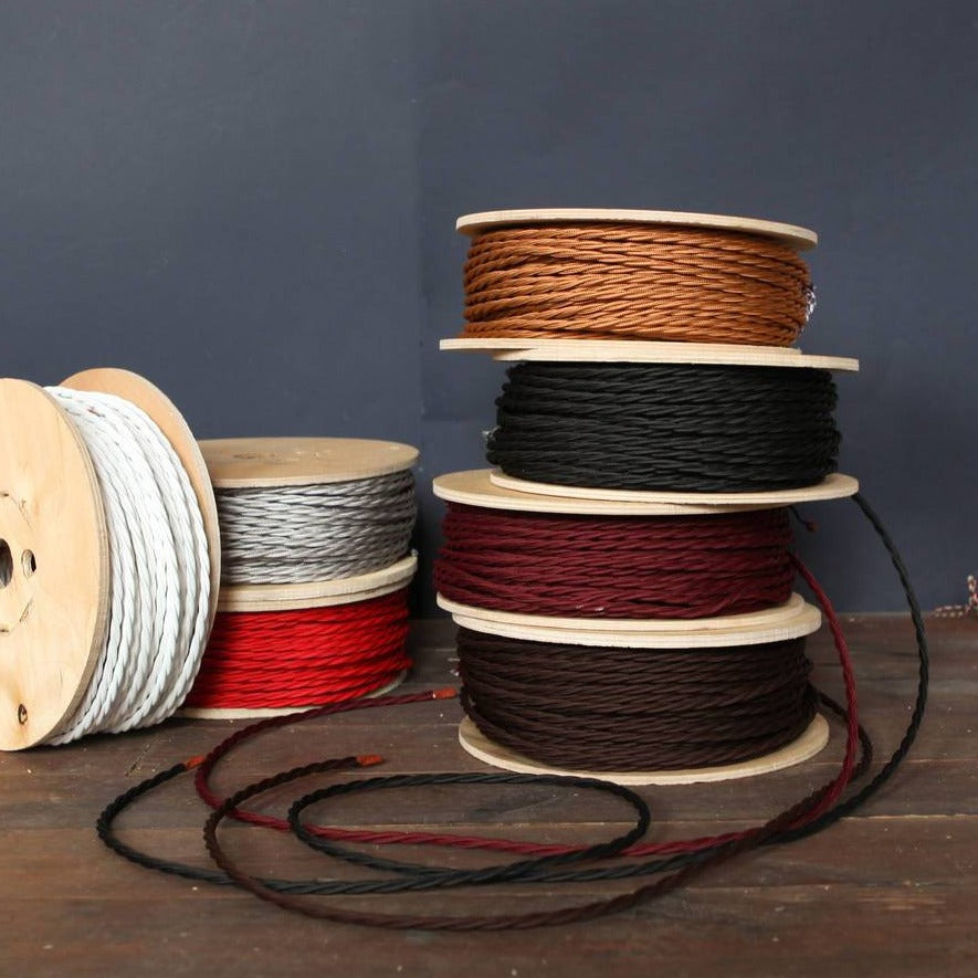 Braided 3 Core Electrical Cable NZ | Fabric Cables Online NZ ...